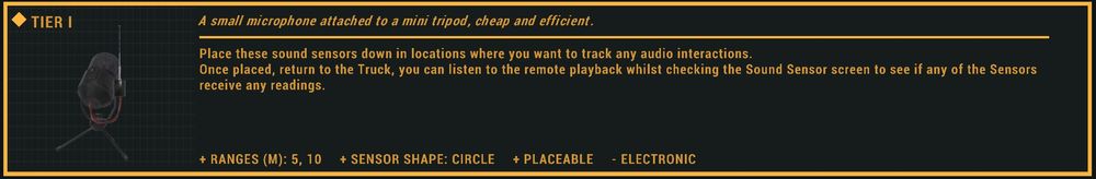 Phasmophobia: Sound Sensor Function and Tiers
