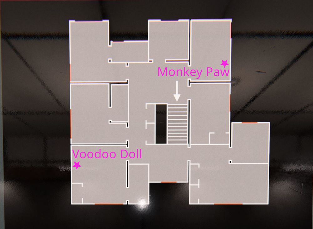 Phasmophobia - Cursed Posessions in Edgefield Road with map