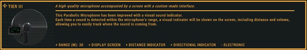 Phasmophobia: Parabolic Microphone function and Tiers