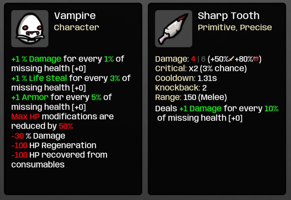 Brotato - Vampire Build