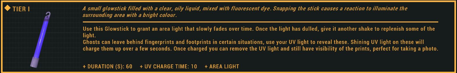 Phasmophobia: Ultraviolet - UV function and Tiers