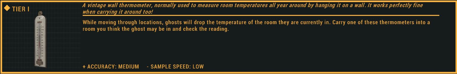 Phasmophobia: Freezing Temperatures Function and Thermometer Tiers