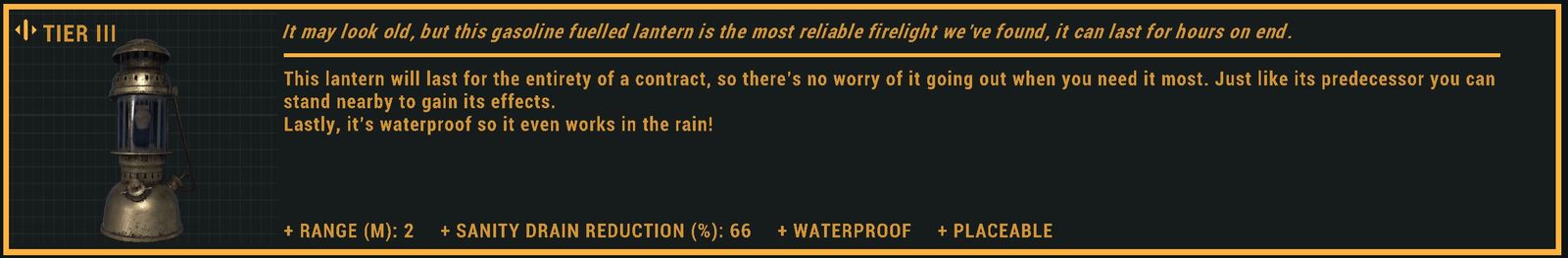 Phasmophobia: Firelight Function and Tiers